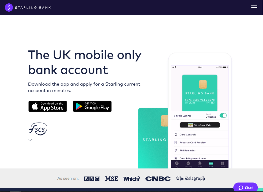 Starling Bank: A smarter bank for an ever-changing world.