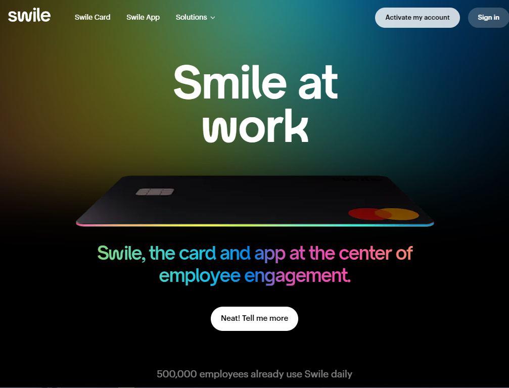 Swile: The first all-in-one card for employee benefits and an app for ...