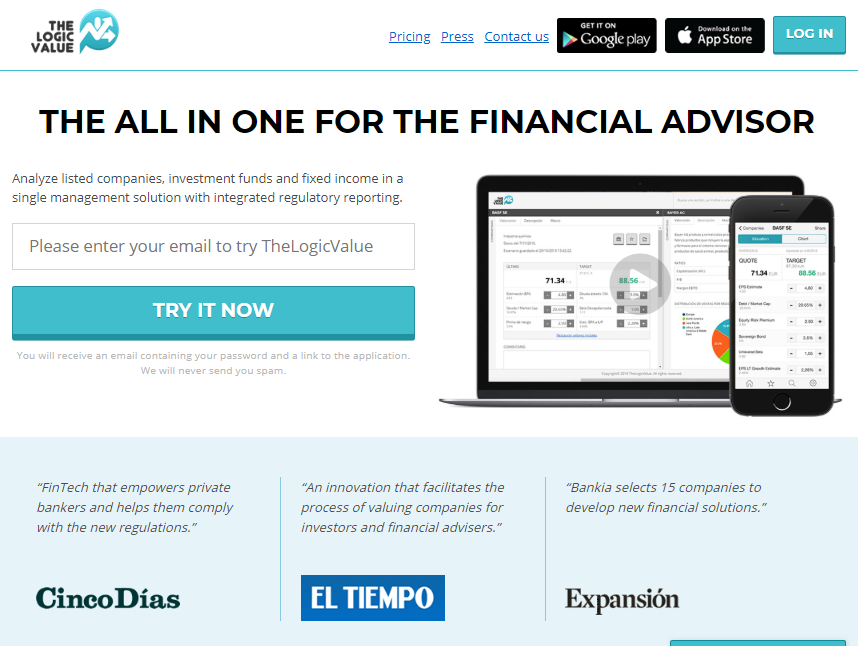 The Logic Value: The All in One Financial Advisor