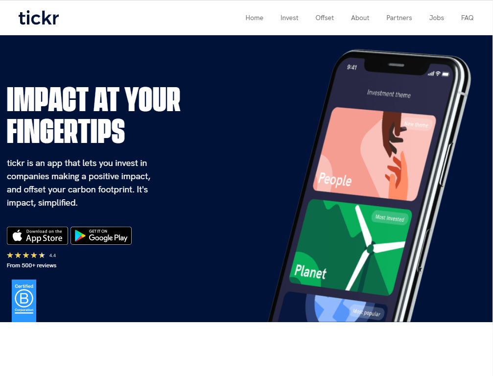 Tickr: Make your money shout
