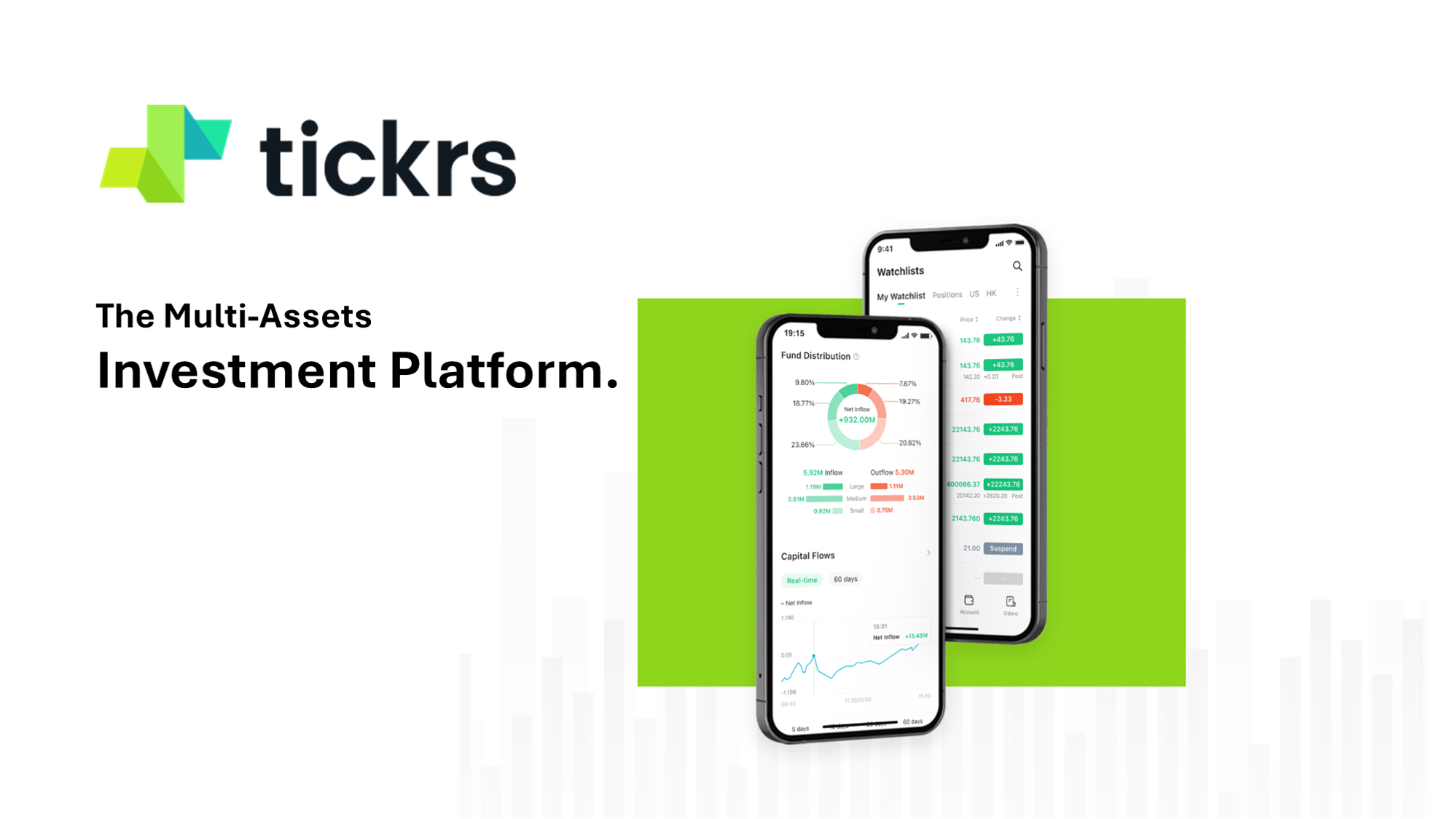 Tickrs: The B2B and B2C Multi-Assets Investment Platform.