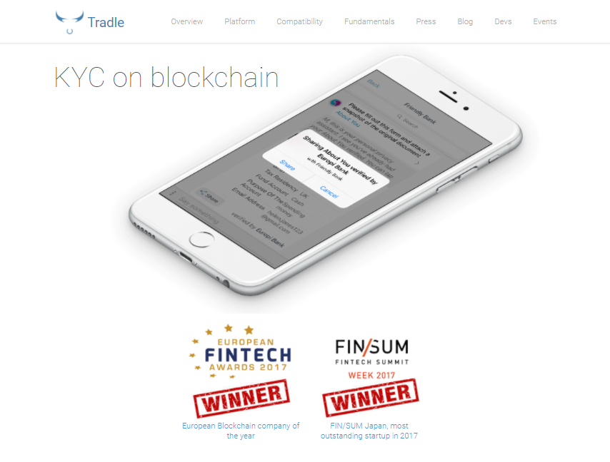 Tradle: Building a trust provisioning network