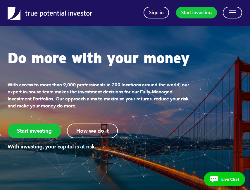 True Potential Investor: Our mission is to revolutionise the way people ...