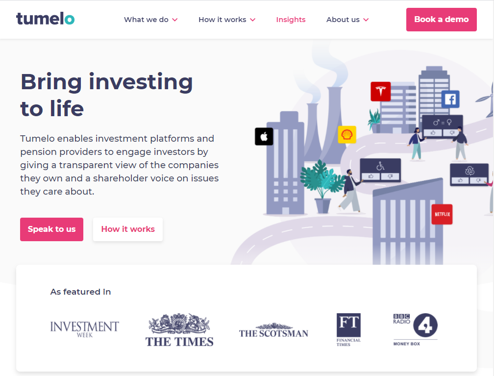 Tumelo: Invest to change the world