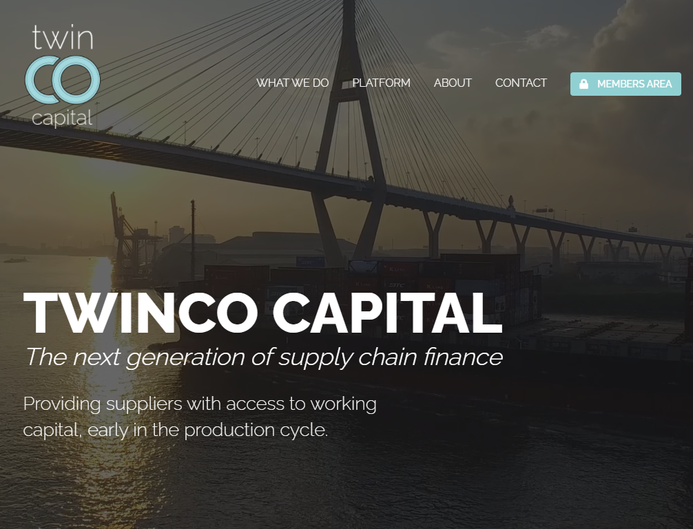 Twinco Capital: The next generation of supply chain finance.