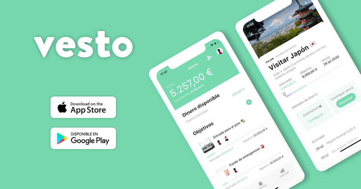 Vesto: Planifica tus objetivos financieros, ahorra e invierte ...