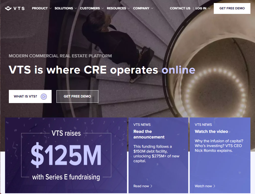 VTS: VTS is where CRE operates online.