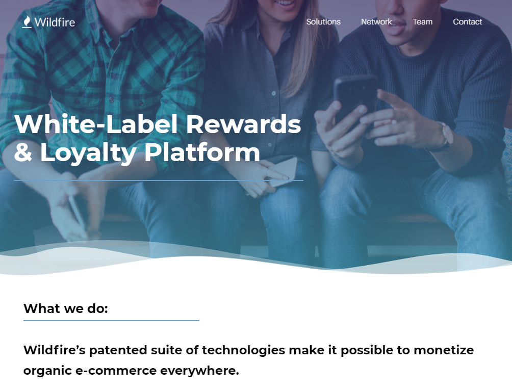 Wildfire Systems: White-Label Rewards & Loyalty Platform.
