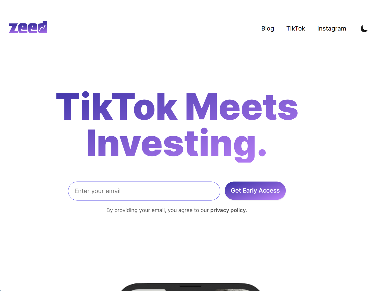 Zeed: Investing meets Video.